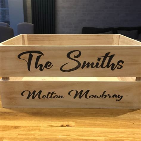 Wood File Crates Etsy Uk