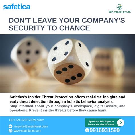 Sea Infonet Pvt Ltd On Linkedin Insiderthreats Threatdetection Safetica Earlywarning…
