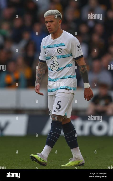Enzo Fernández 5 of Chelsea during the Premier League match