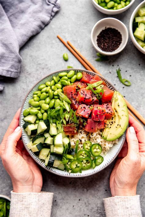 Ahi Edamame Poke Bowls In Just 15 Minutes