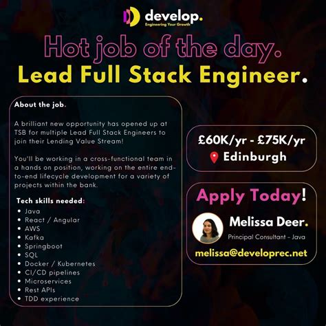 developrec on linkedin techjobs fullstackengineer recruitment