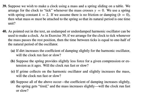 Solved Problem Please Suppose We Wish To Make A Clock Chegg