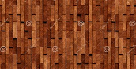 Close Up Of Randomly Offset Vertically Arranged Wooden Short Oblong