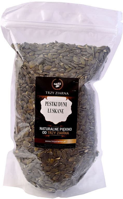 PESTKI DYNI ŁUSKANE 1kg Polska naturalna pestka dyni wysoka jakość