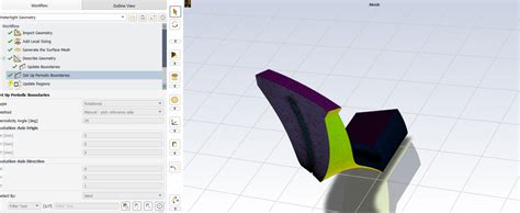 ansys lesson 8 meshing periodic geometry flowthermolab computational fluid dynamics
