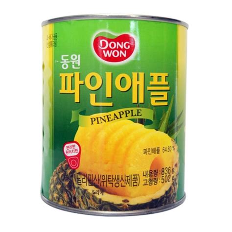 동원fandb 파인애플 슬라이스 836g 1개 에누리 가격비교