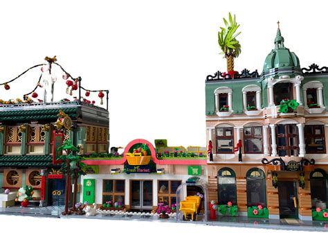 Lego Moc Organic Supermarket Modular Alternate Build Of 2x41729 By Re