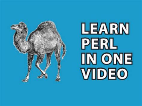 Perl Tutorial YouTube
