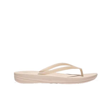 W 핏플랍 아이쿠션 트랜스패런트 플립플랍 스톤 베이지 Fitflop Kream