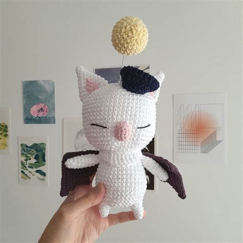 Final Fantasy Xiv Moogle Amigurumi Pattern Etsy