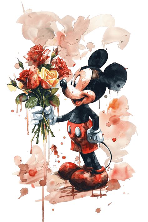 ميكي الوها كرتون ميكي ماوس جذاب Png صورة للتحميل مجانا