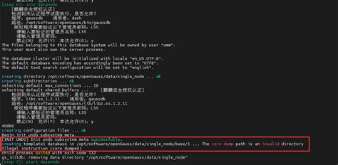 opengauss极简版安装报错 墨天轮问答