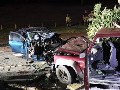 Drivers In Amazing Escape After Horror Head On Crash