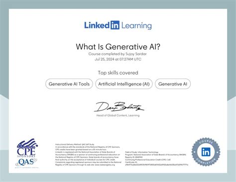 sujoy kumar sardar on linkedin certificate of completion