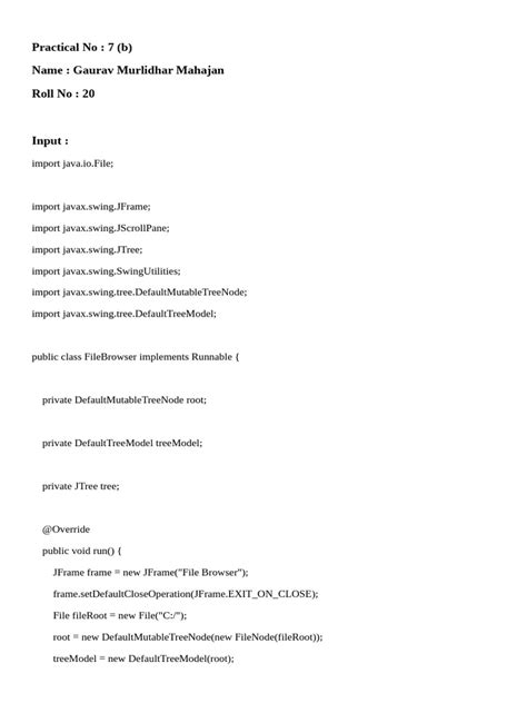 practical no 7 b pdf computer programming software