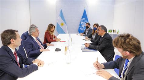 Alberto Fernández Le Pidió Al Titular De La Oms Que Aprueben La Vacuna