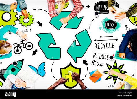 Recycle Reduce Reuse Eco Friendly Natural Saving Go Green Concept Stock Photo Alamy