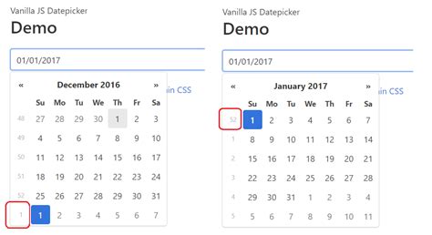 Getweek Date Should Be Customizable Issue Mymth Vanillajs Datepicker Github