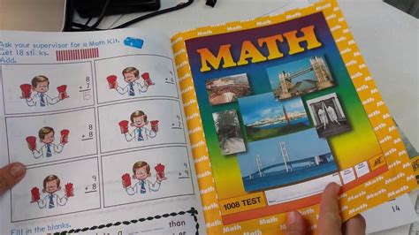 Homeschool Curriculum Ace 1st Grade Math Flip Through Youtube