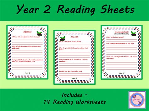 Year 2 Reading Sheets Teaching Resources