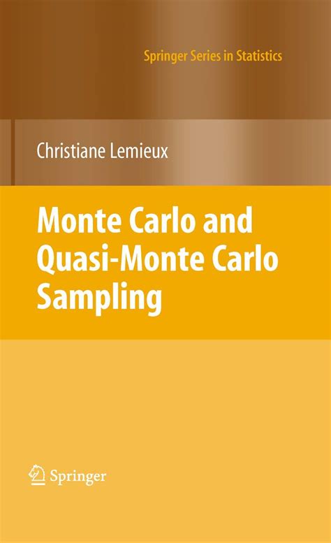 monte carlo and quasi monte carlo sampling springer series