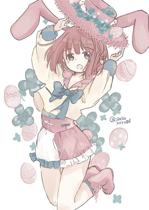 复活节兔子 插画师sasa的复活节插画图片 BoBoPic