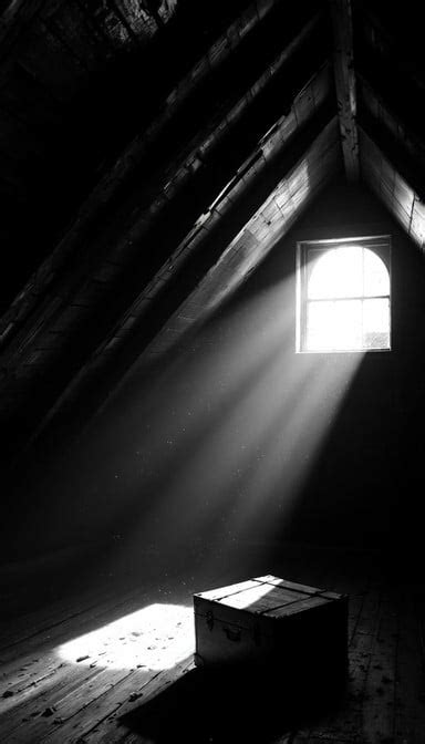 Free Light Pierces Darkness Image Attic Sunbeam Minimal Download