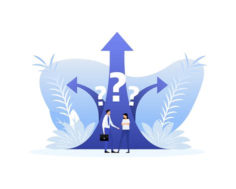 Choice Way Concept Crossroads Arrows Decide Direction Problem Solving Way To Success