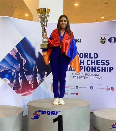 Mariam Mkrtchyan Armenia Under 18 Years Old World Chess Champion