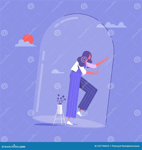 Gender Inequality In Employment Vector Concept Stock Vector