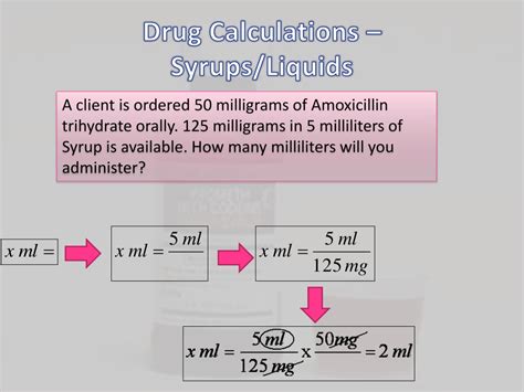 Ppt Drug Calculations Powerpoint Presentation Free Download Id 1850752