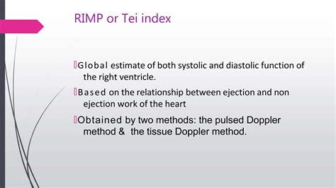 Echoassessmentofrvfunction 190104172505 Pptx Heart And Cardiovascular Diseases Diseases And