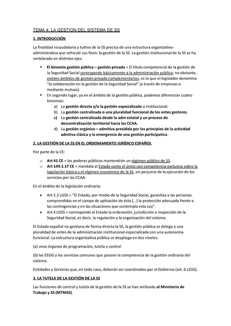 Tema 4 Derecho De La Ss Warning Tt Undefined Function 32 Warning Tt Undefined Function