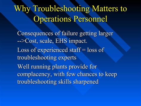 Process Plant Troubleshooting Ppt