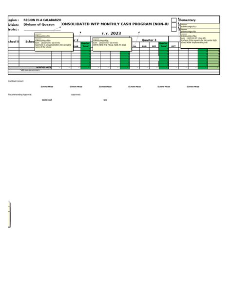 Sip Annex 10 Annual Implementation Plan Template Pdf
