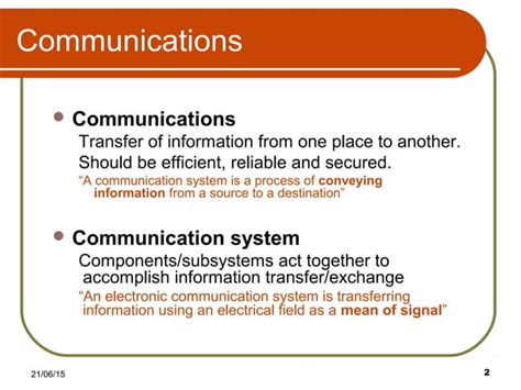 1 Introduction To Communication System Ppt