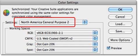 Photoshop Essential Color Settings