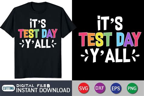 Its Test Day Yall Graphic By Funnysvgcrafts Creative Fabrica
