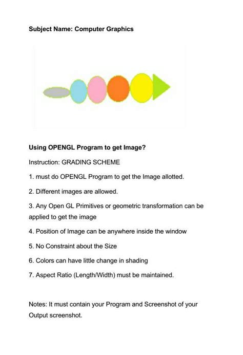Solved Subject Name Computer Graphics Using OPENGL Program Chegg Com