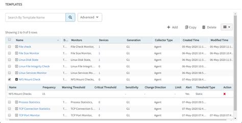 Monitoring Using NFS Mount Checks OpsRamp Documentation