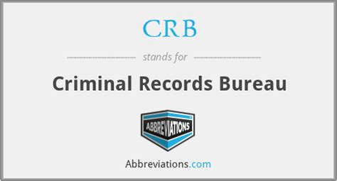 What Does Crb Stand For