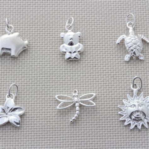 Silver Charms Etsy