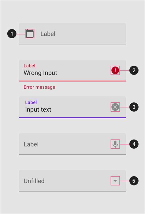 Components Text Fields