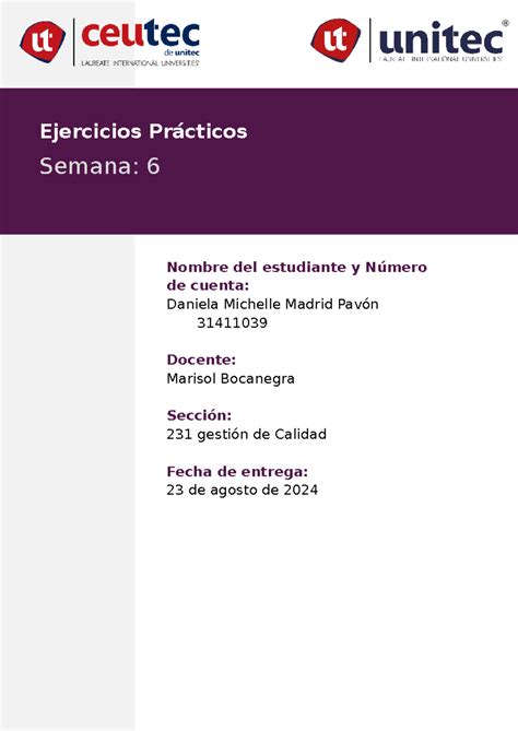 Ejercicios Gráficos De Control Por Variable Y Por Atributos Semana 6 Daniela Madrid 31411039