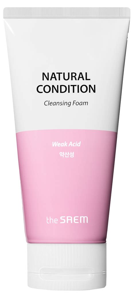 The Saem Natural Condition Cleansing Foam [Weak Acid] Espuma Limpiadora ...