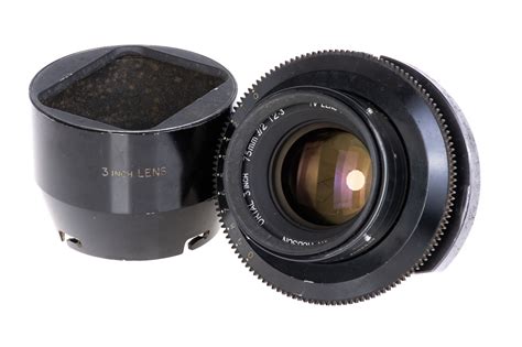 Lot 356 A Taylor Hobson Ortal F2 75mm Lens