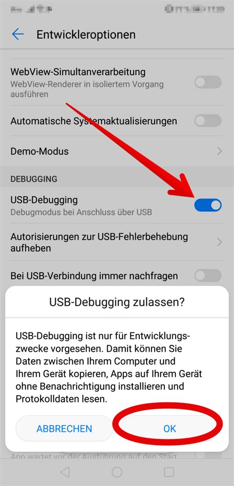 Anleitung Usb Debugging Aktivieren Android Mobilsicherde