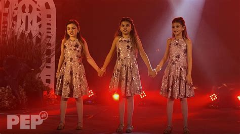 Ramona Revilla S Farrell Triplets Want To Join Showbiz Pep Ph