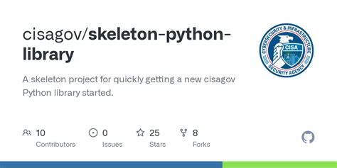 GitHub Cisagov Skeleton Python Library A Skeleton Project For Quickly Getting A New Cisagov