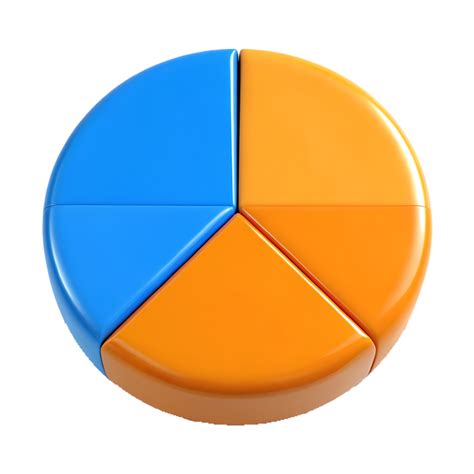 3d Pie Chart Showing Data Segments 59253572 Png